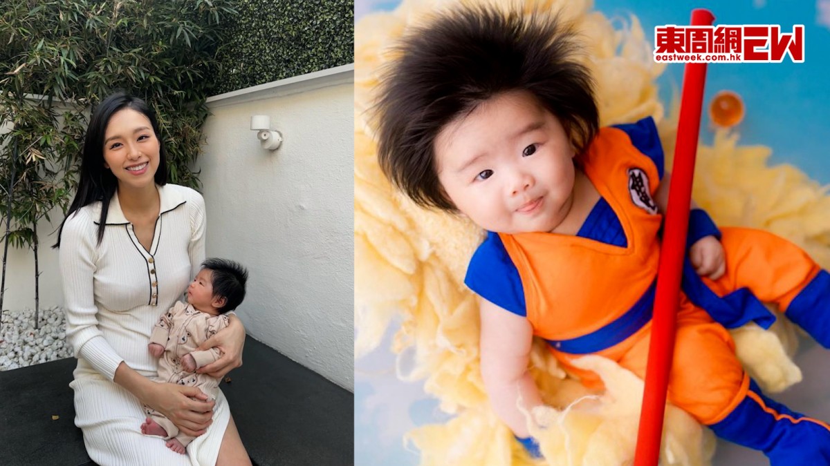 TVB長腿女神曾淑雅囝囝髮量震驚全網 扮《龍珠》的「孫悟空」cute到爆炸