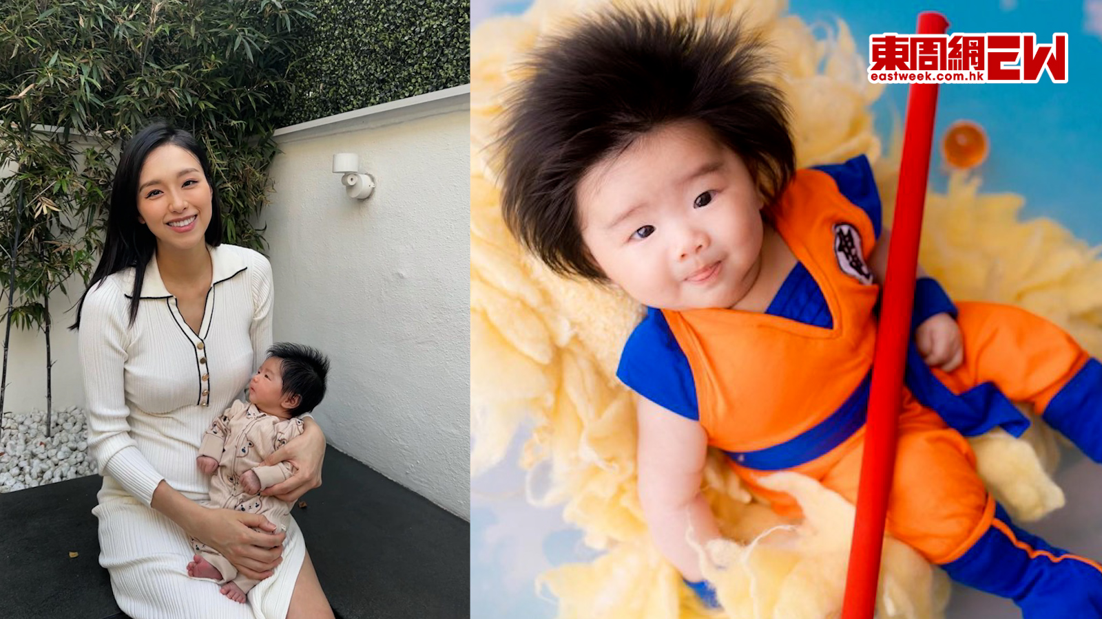 TVB長腿女神曾淑雅囝囝髮量震驚全網 扮《龍珠》的「孫悟空」cute到爆炸